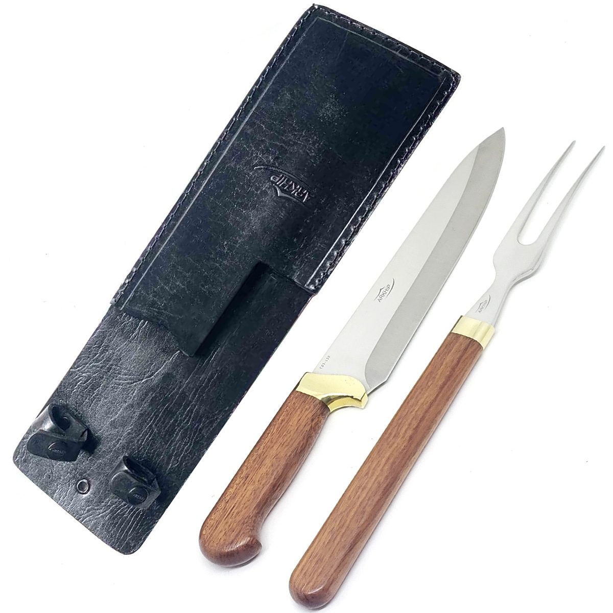 Kit Churrasco Arkhip Chef Grill 9'' Cabo Madeira Bainha KIT02MAB - Kit ...