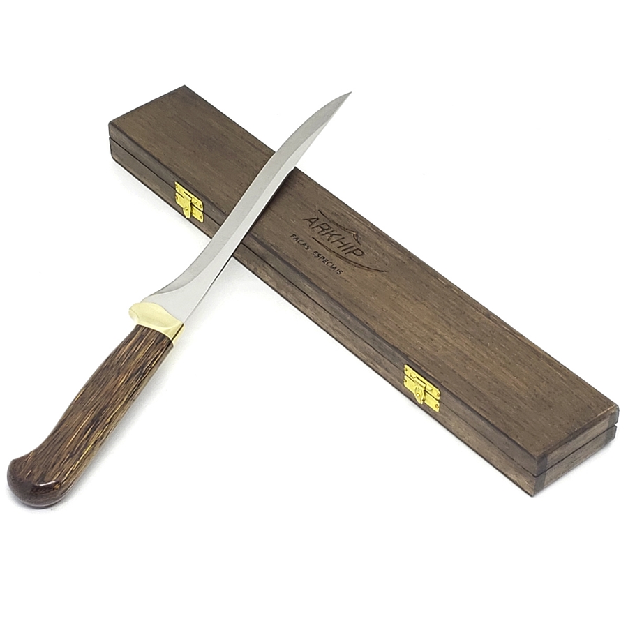 Faca Filetar Arkhip 7'' Cabo Arkwood Caixa C13AWC - Faca Filetar Arkhip ...