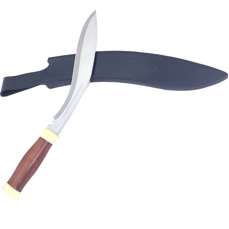 Facão para Mato Arkhip Kukri 13'' Cabo Madeira Bainha E09MAB - Facão para Mato Arkhip Kukri 13 ...