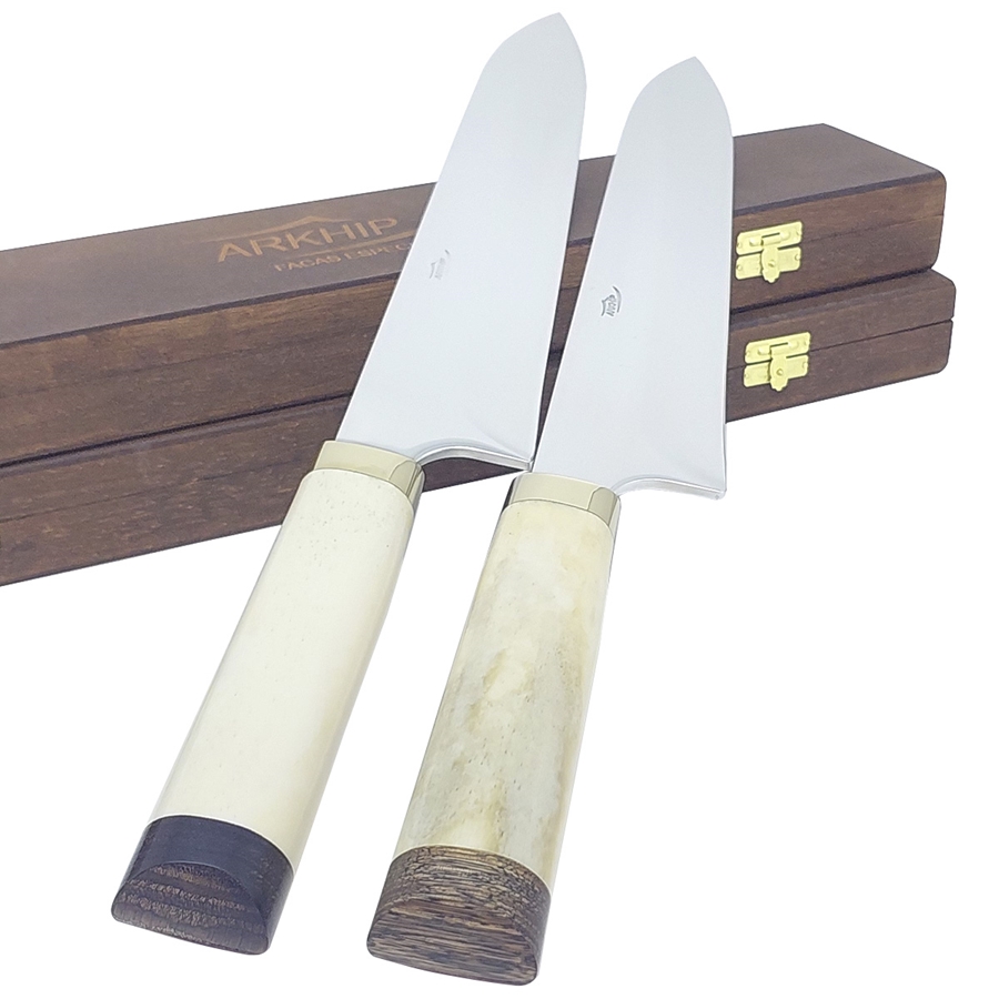Faca Churrasco Arkhip Chef Plus 10'' Polida Cabo Osso Caixa C31OSCP - Faca Churrasco Arkhip Chef ...
